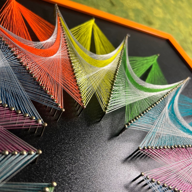 String Art Kit DIY String Art Craft Kit Mandala String Art Thread Art ...