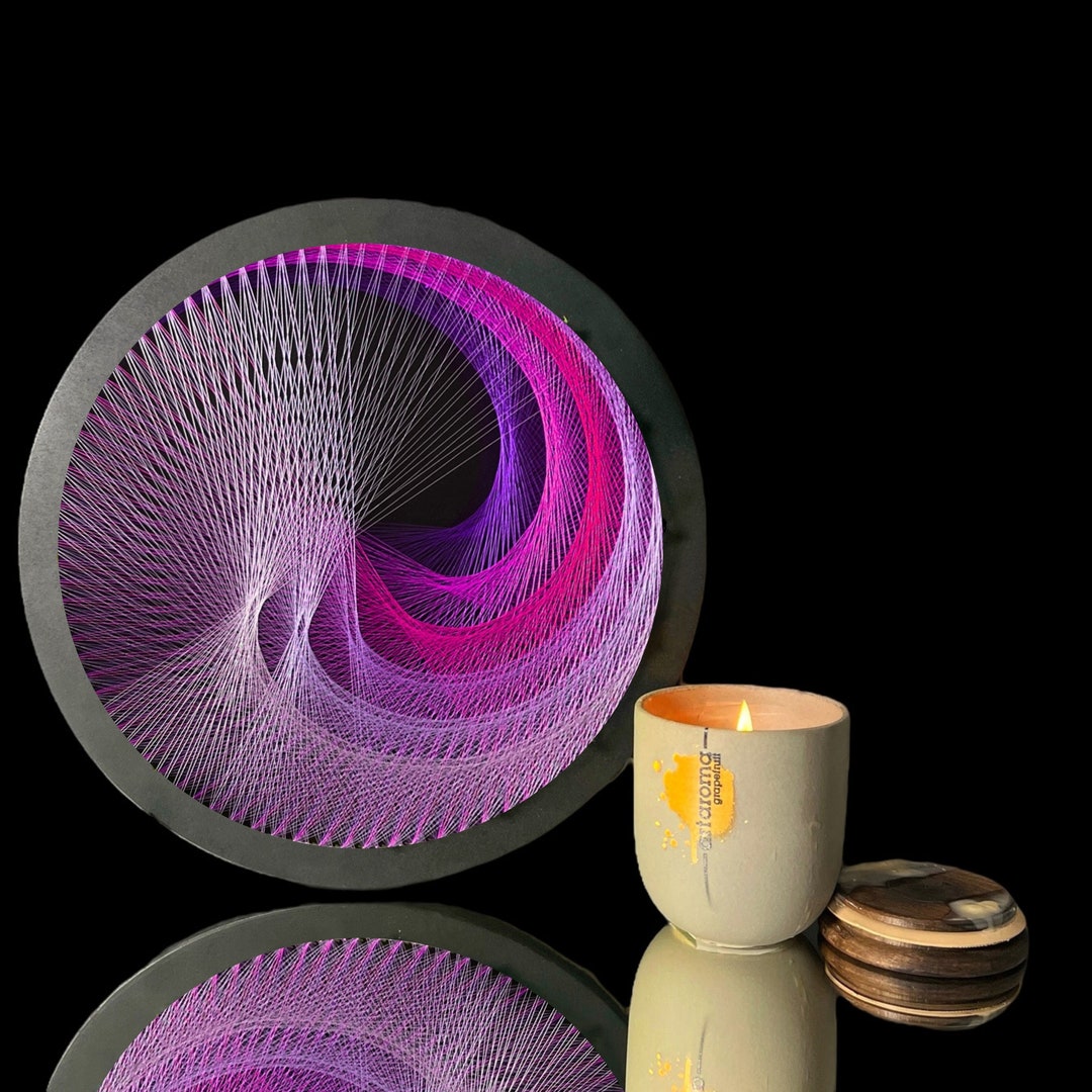 String Art Kit DIY String Art Craft Kit Mandala String Art Thread Art ...