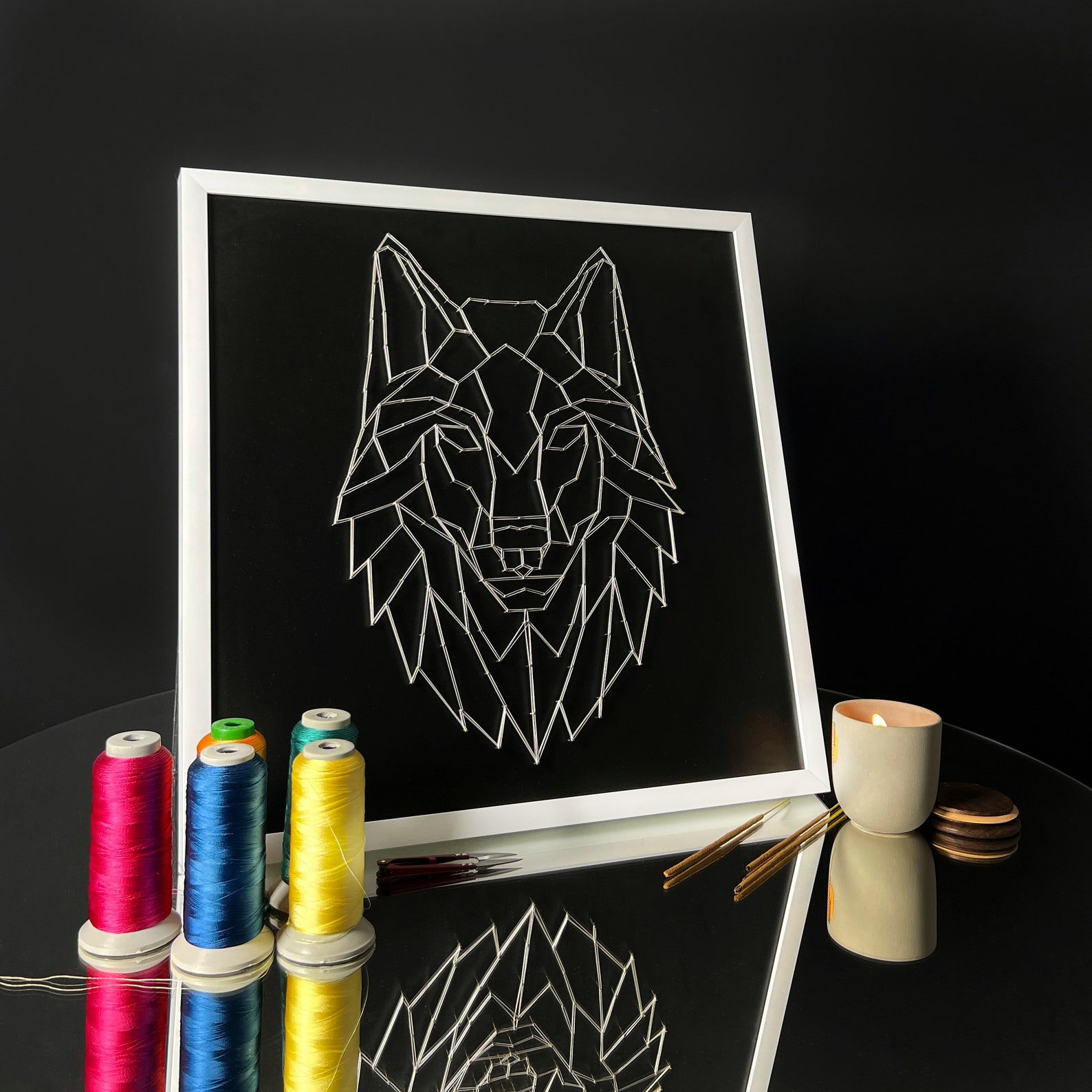 Set of String Art, DIY, Symbolic Mandala, Animals, Animal Symbolism - Etsy