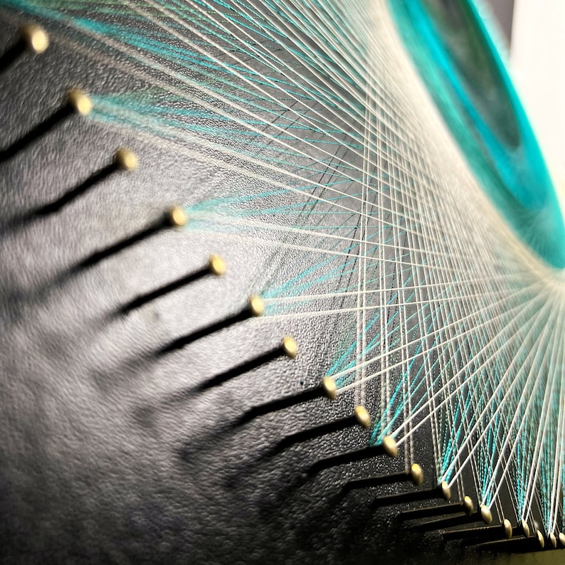 String Art Kit DIY String Art Craft Kit Mandala String Art Thread Art Meditation Handmade Wall ...