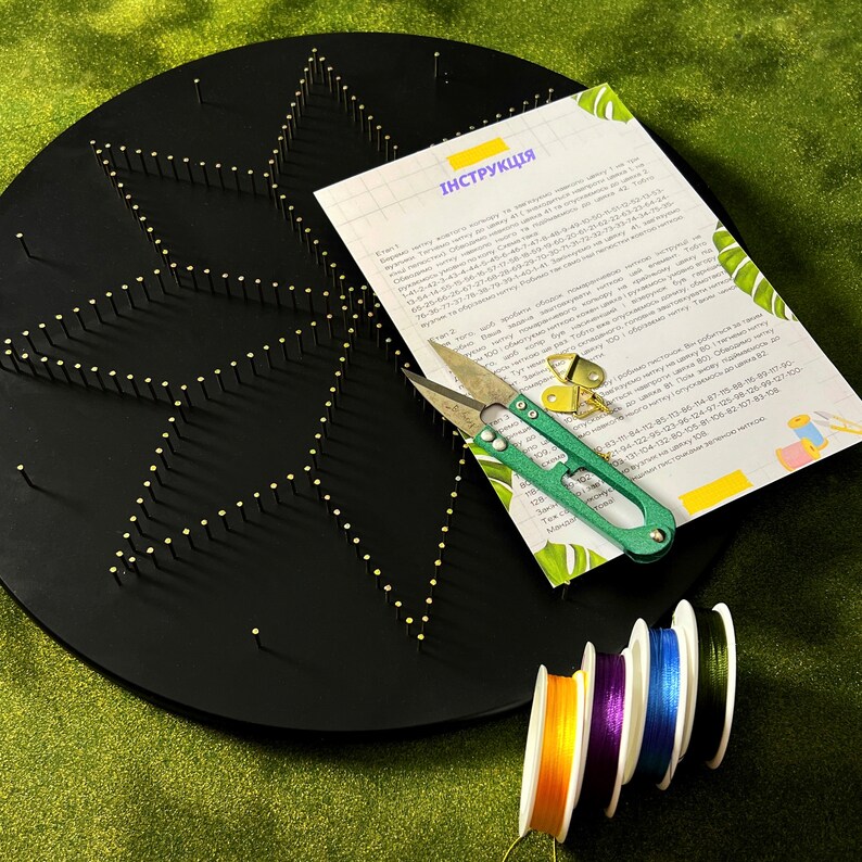 String Art Kit DIY String Art Craft Kit Mandala String Art Thread Art ...