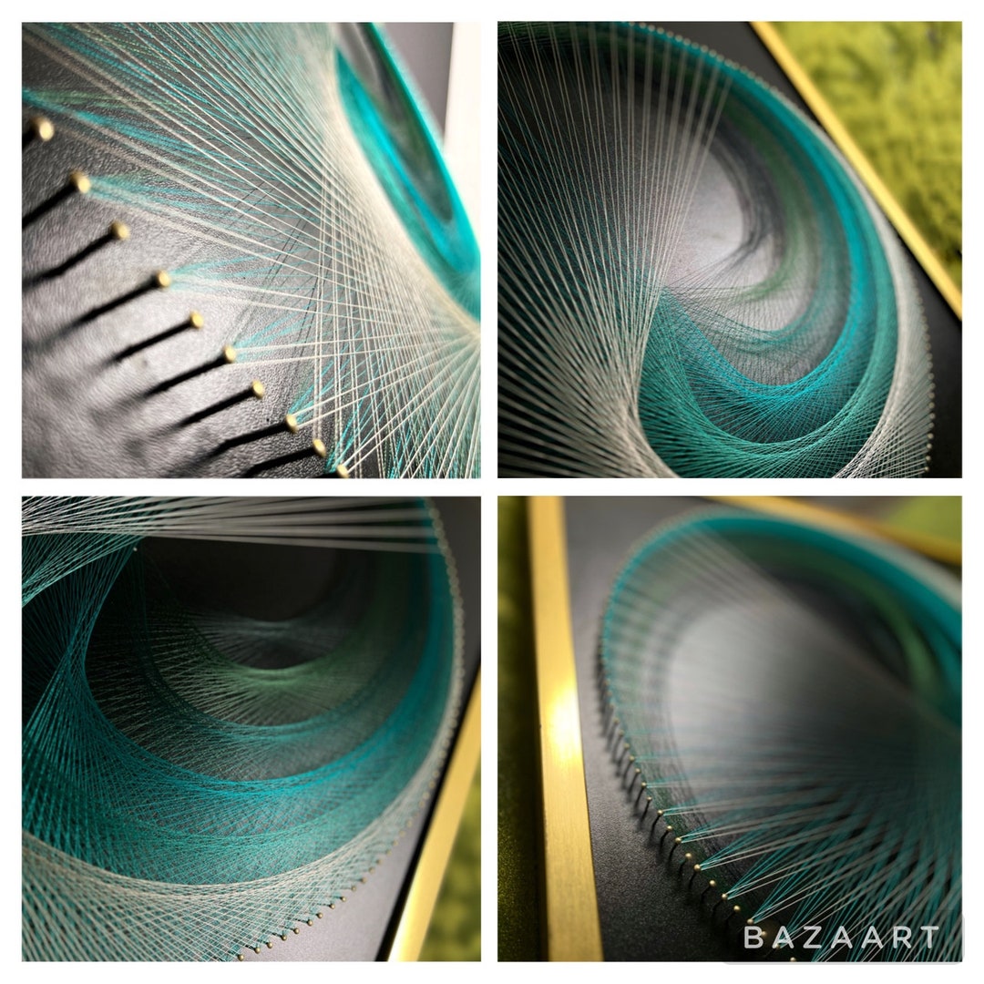 String Art Kit DIY String Art Craft Kit Mandala String Art Thread Art ...