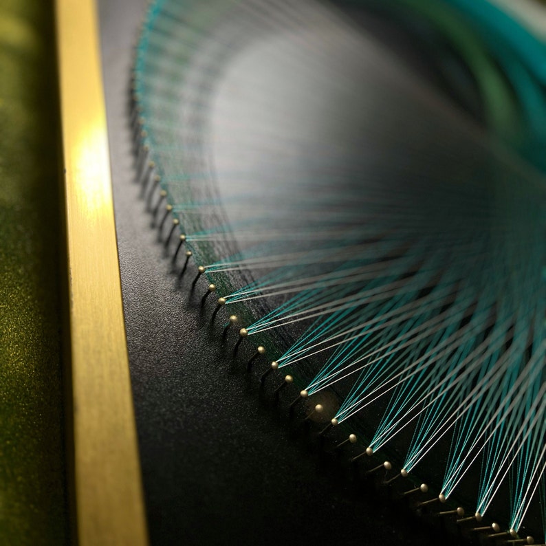 String Art Kit DIY String Art Craft Kit Mandala String Art Thread Art ...