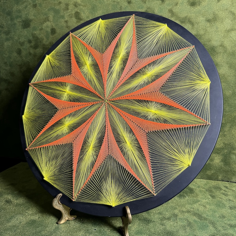 String Art Kit DIY String Art Craft Kit Mandala String Art Thread Art ...