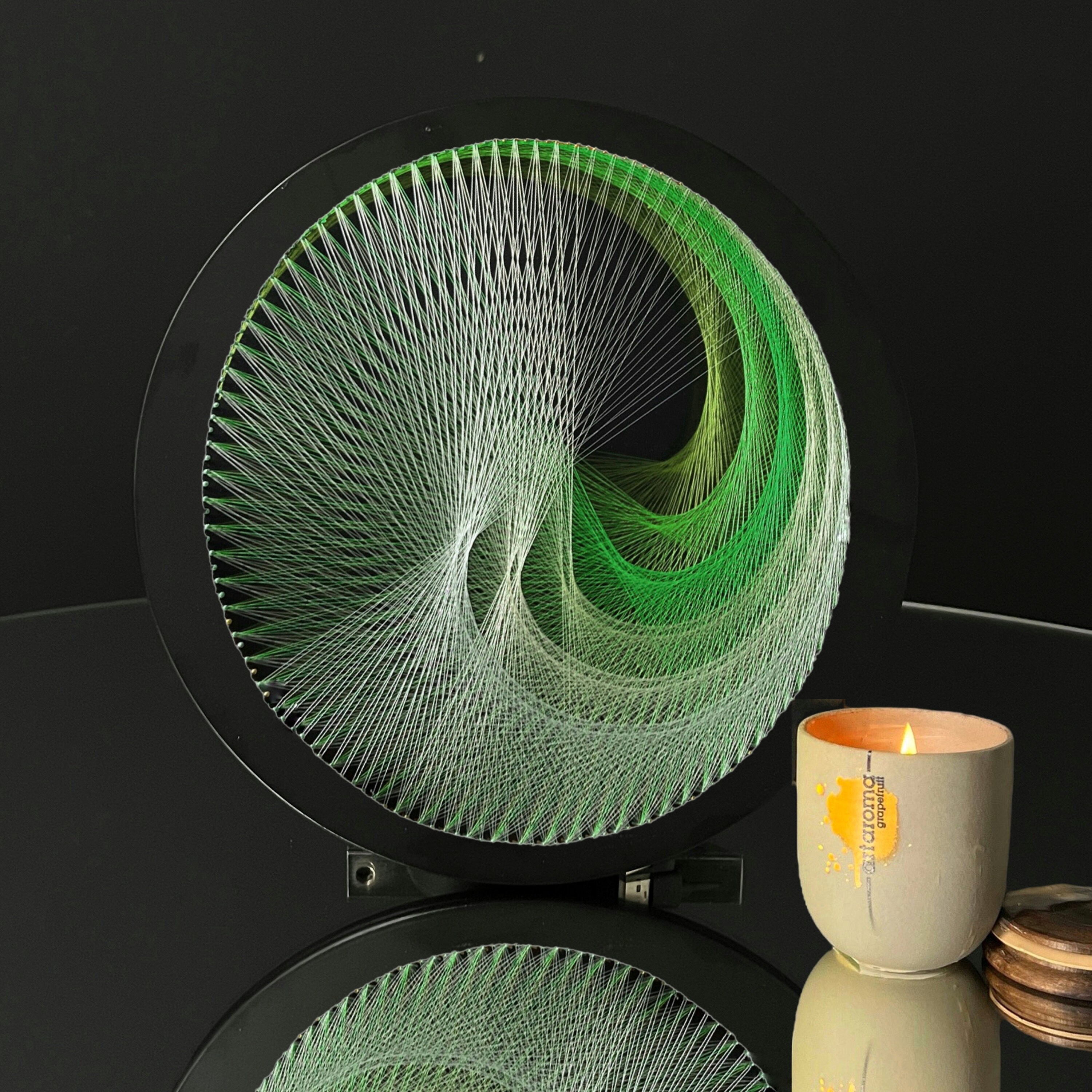 String Art Kit DIY String Art Craft Kit Mandala String Art Thread Art ...