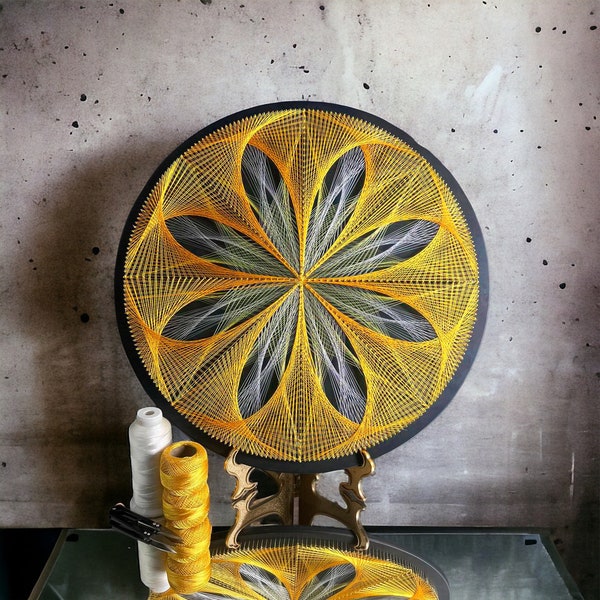 Abstract String Art - Etsy