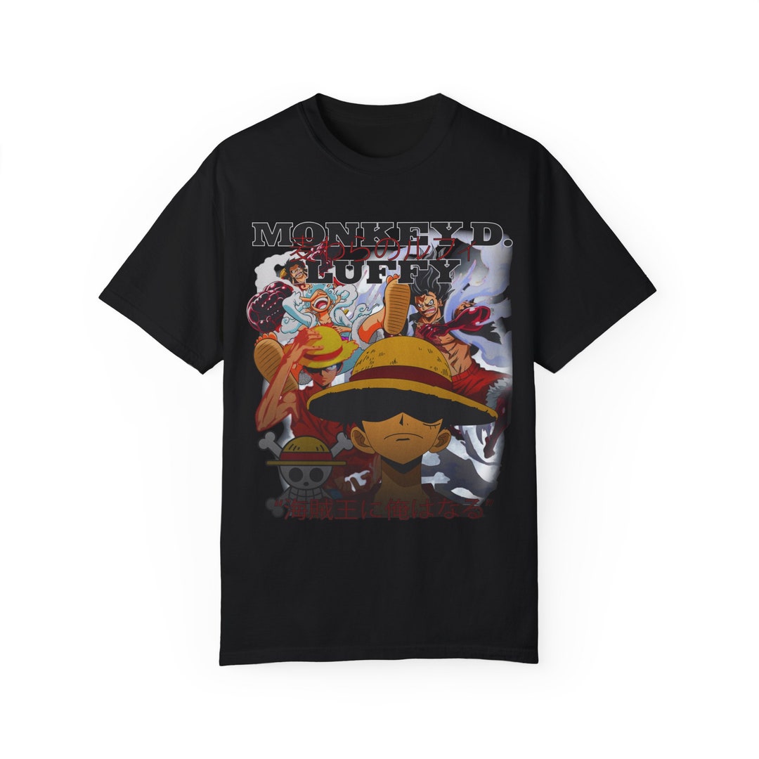 Luffy Shirt, Monkey D Luffy Anime Shirt, Luffy Vintage Tee, Manga Straw ...
