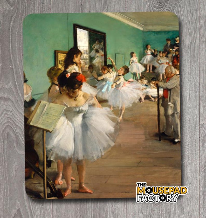 Edgar Degas Famous Paintings ~ Mouse Pad / PC Mousepad ~ Ballet Blue ...