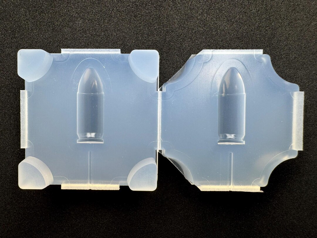 32-type ACP Bullet Motif Resin Mold With Center Guide / Decorative ...