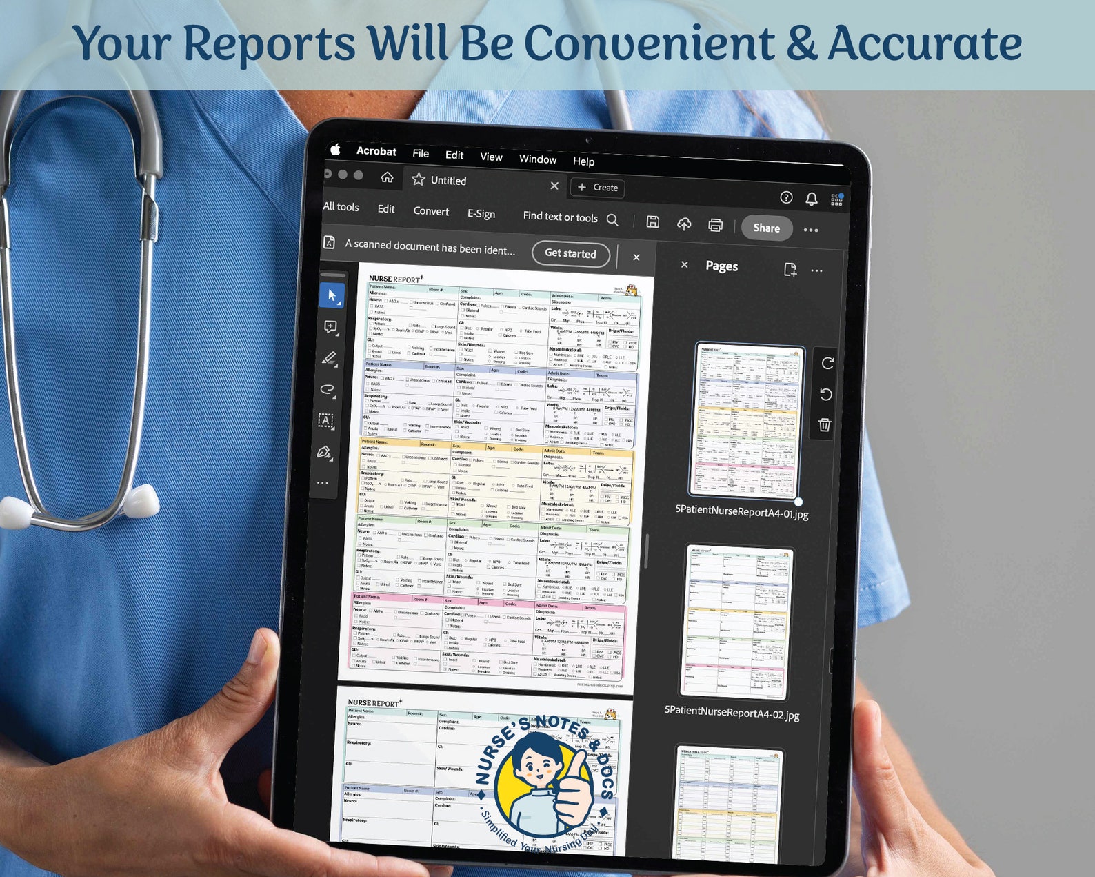 Nurse Report Sheet 5 Patient, Med Surg Report Sheet, Nursing ICU, Nurse ...