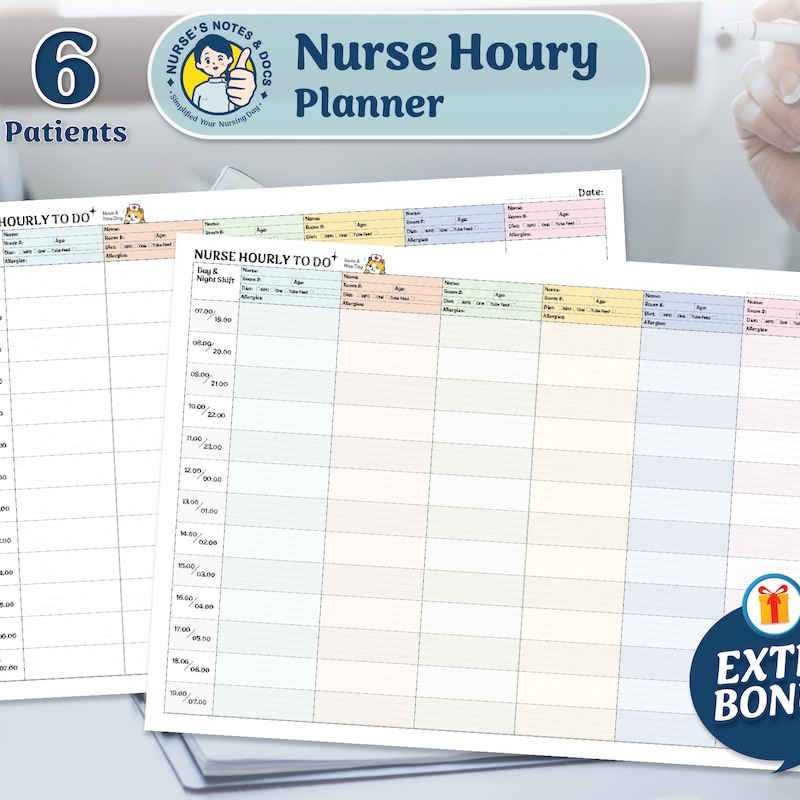 Night Shift Planner - Etsy