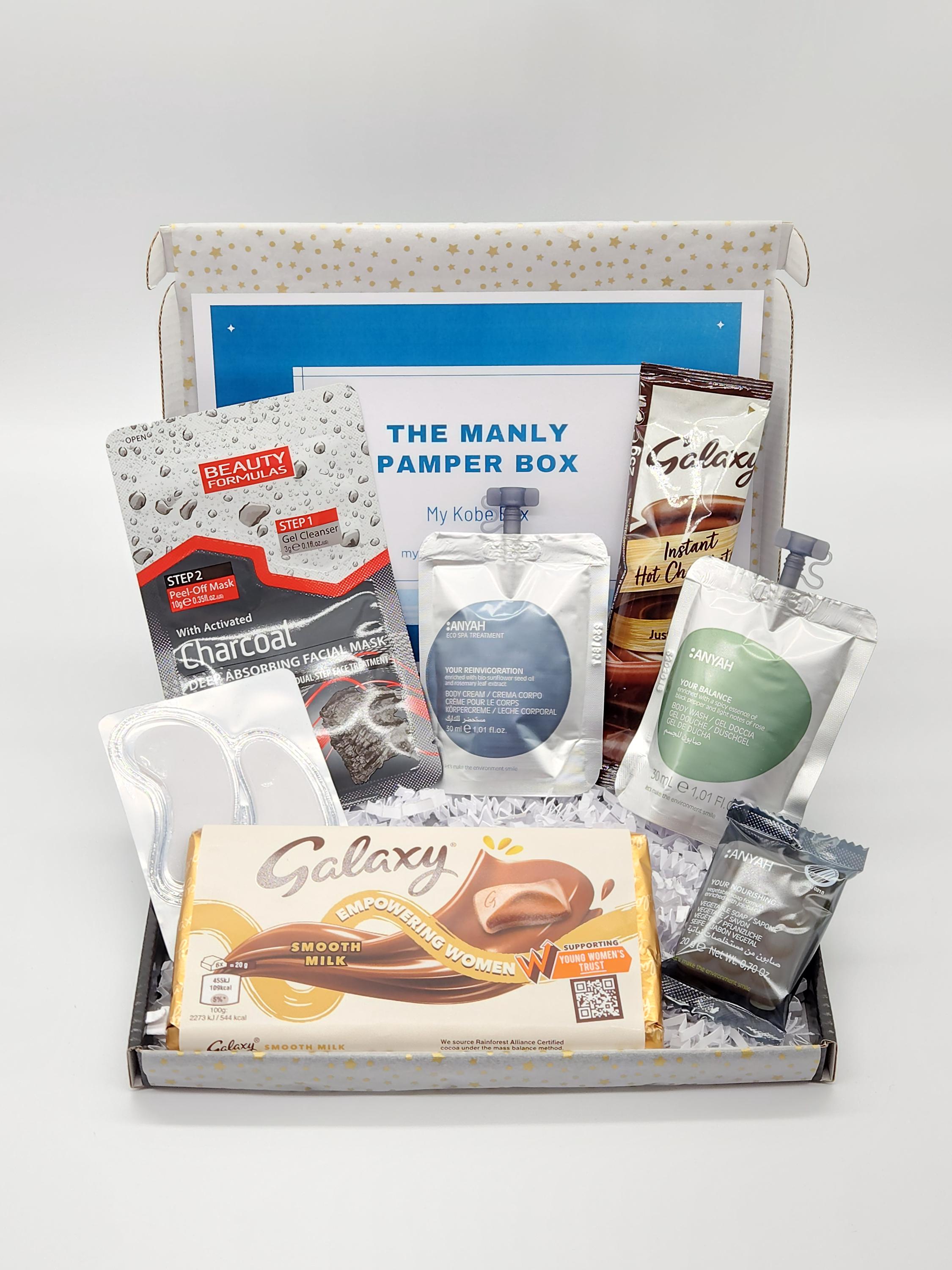 MEN'S CARE PACKAGE | Pamper Gift Box Man, Get Well Soon, Spa Box Man ...