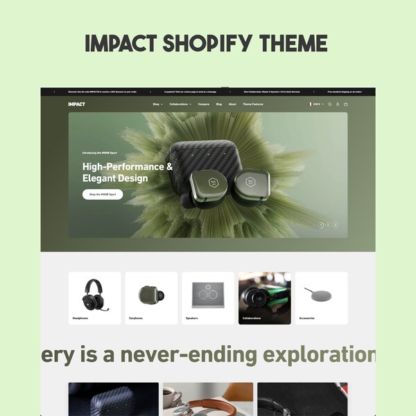 Shopify Website Templates - Etsy