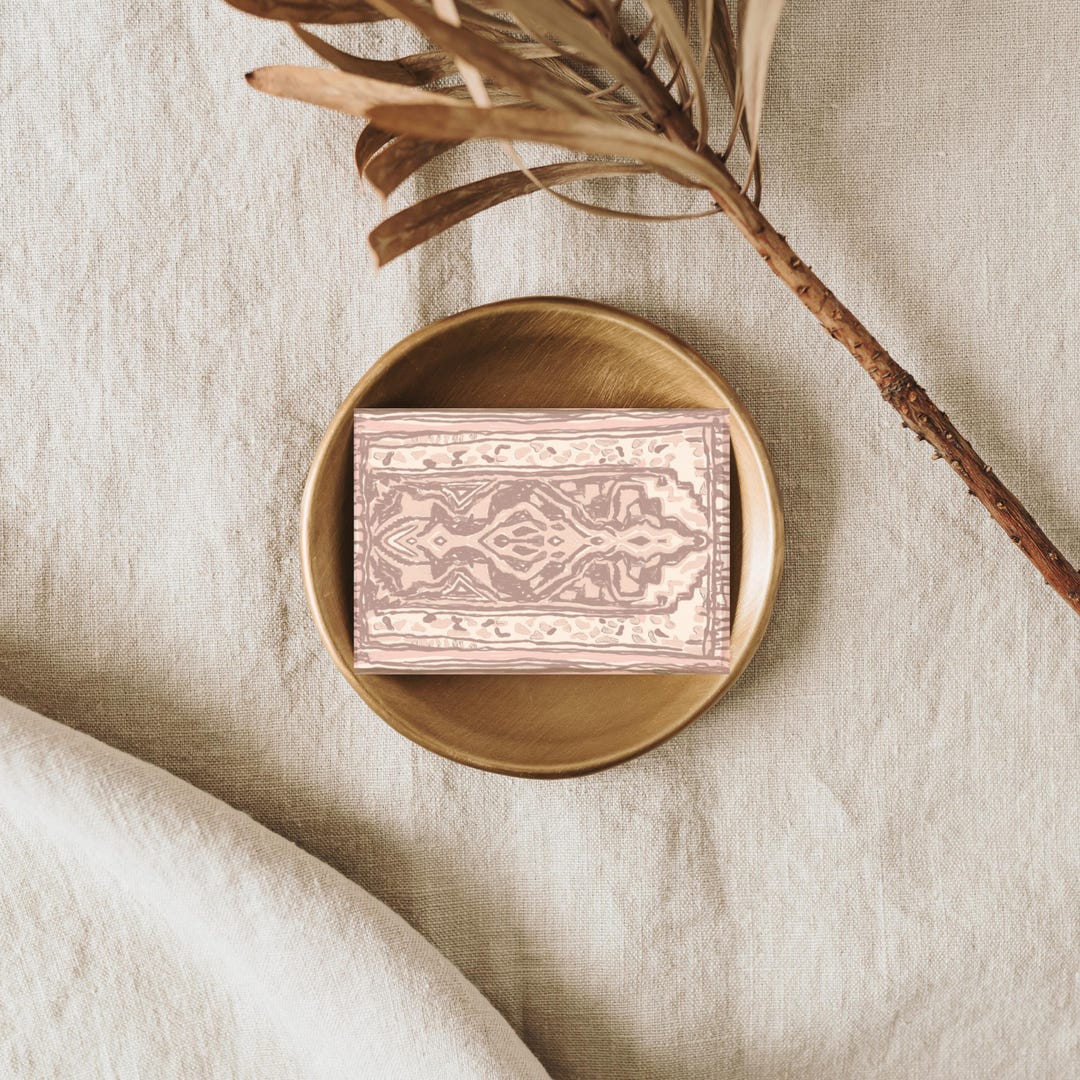 Printable Greeting Card Vintage Patterns Boho Gingham X4 Bundle Pack ...