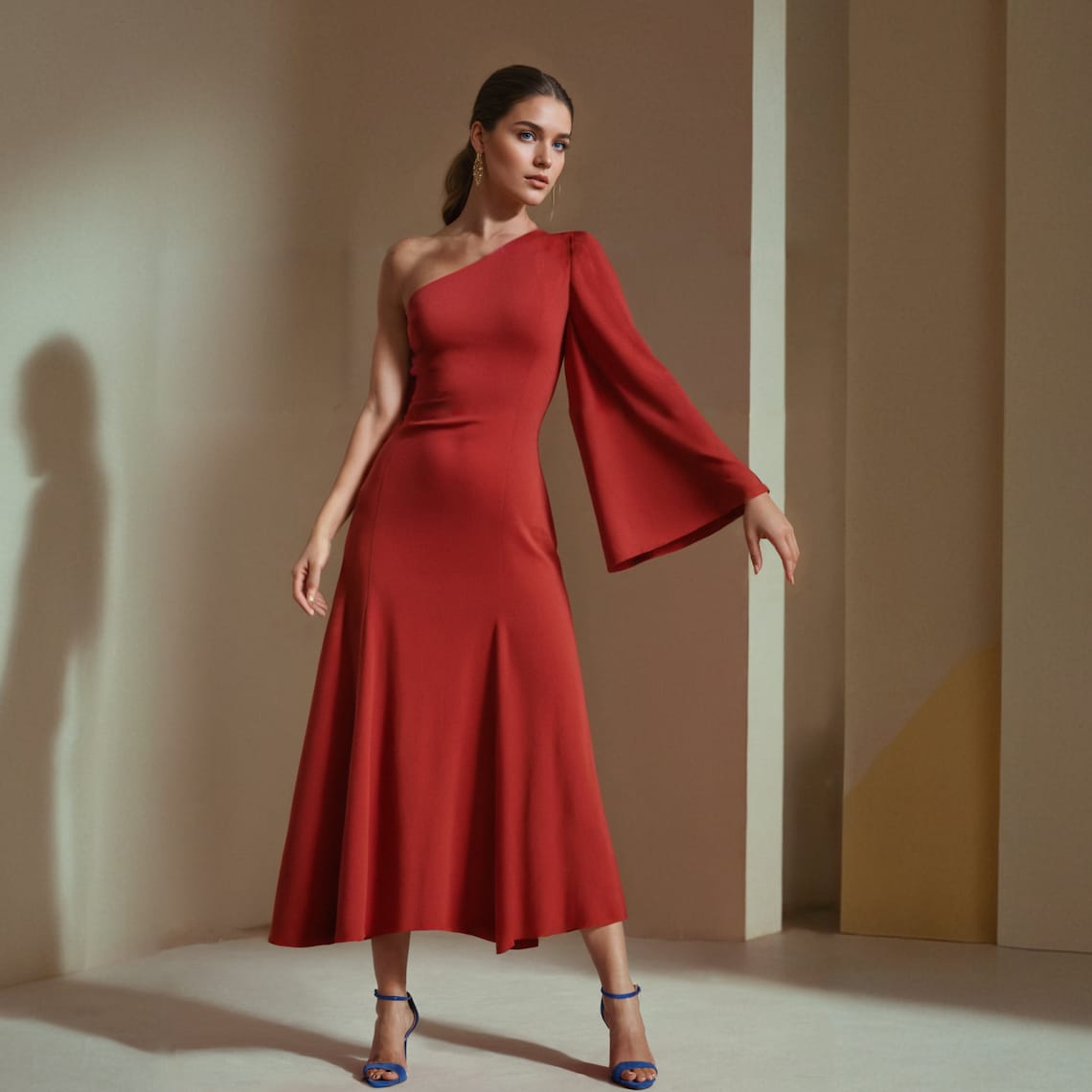 Flare Sleeve Sewing Pattern Full Length Angel Sleeve Pattern XS-XXXL ...