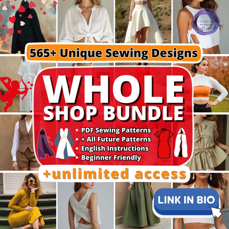 Women's Linen A-line Skirt Sewing Pattern, Midi Pockets Skirt Beginner ...