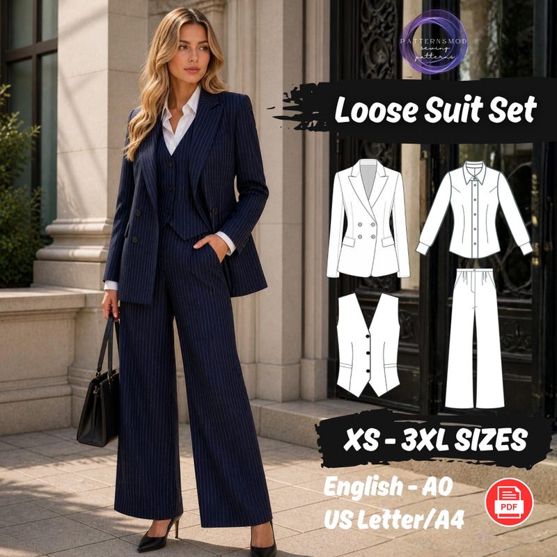 Formal Womens Pants Set - Etsy