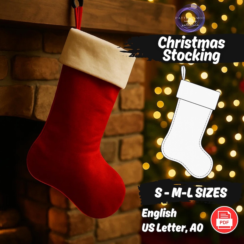 Sock Template for Sewing - Etsy