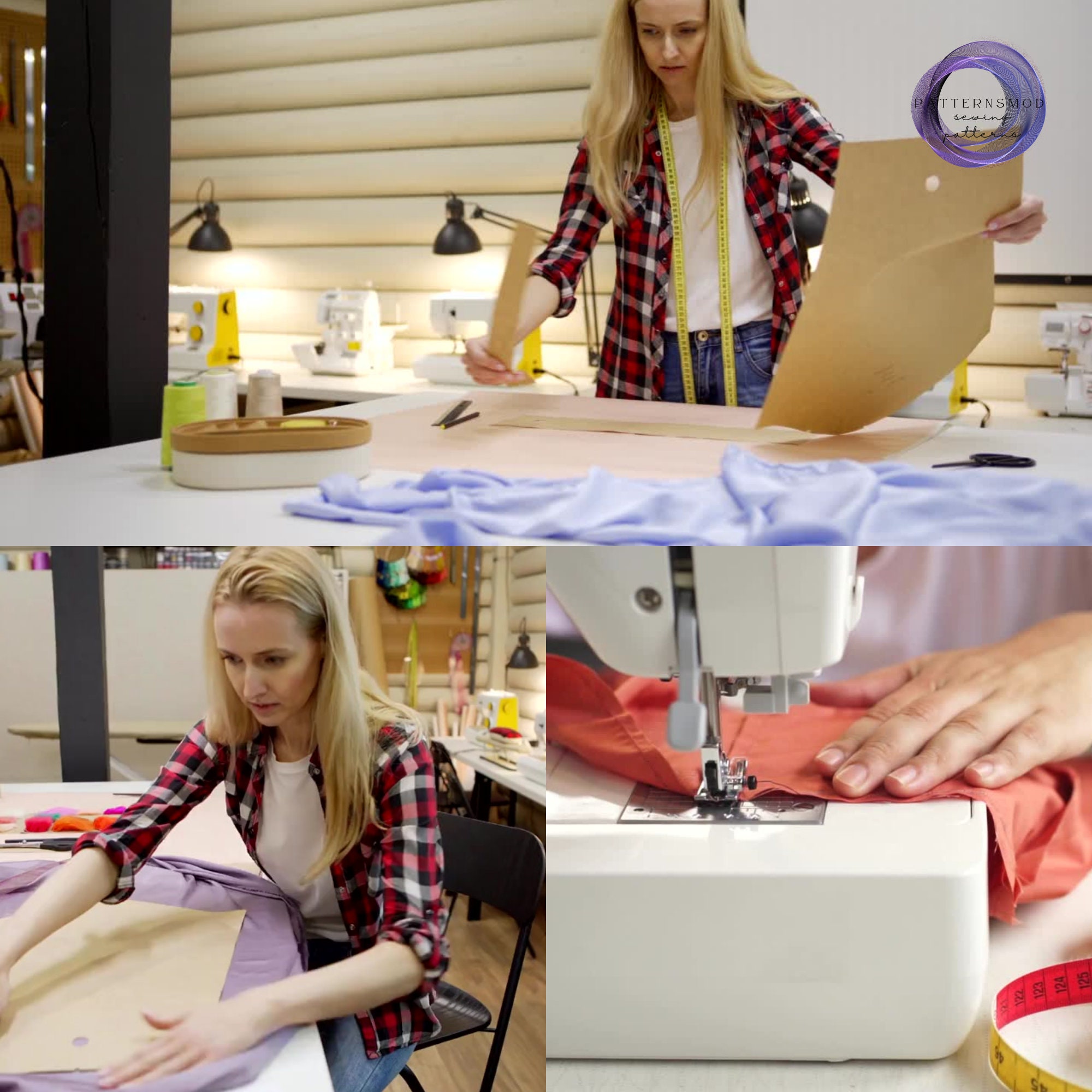 Flare Sleeve Sewing Pattern Full Length Angel Sleeve Pattern XS-XXXL ...