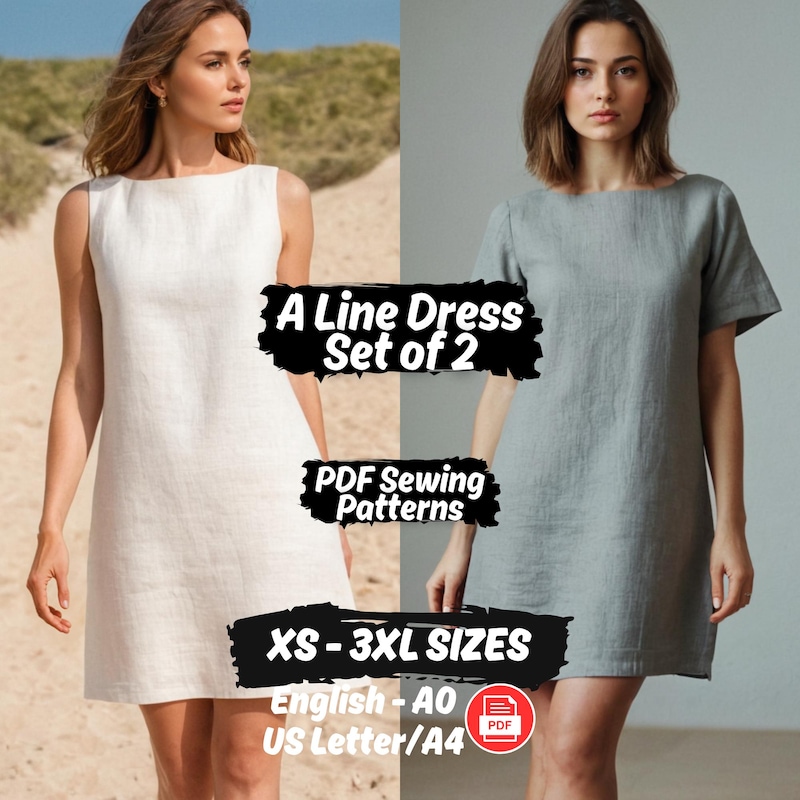 Loose Fitting Mini Dresses - Etsy