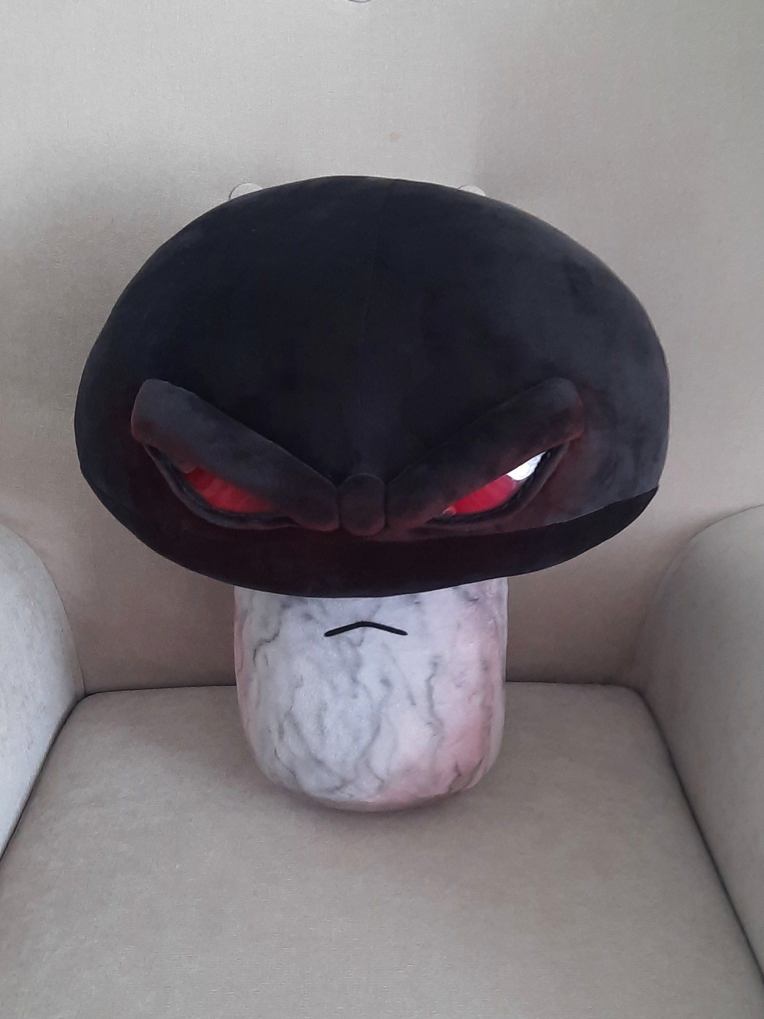 Plants Vs Zombies Doom-shroom Plush Toy - Etsy