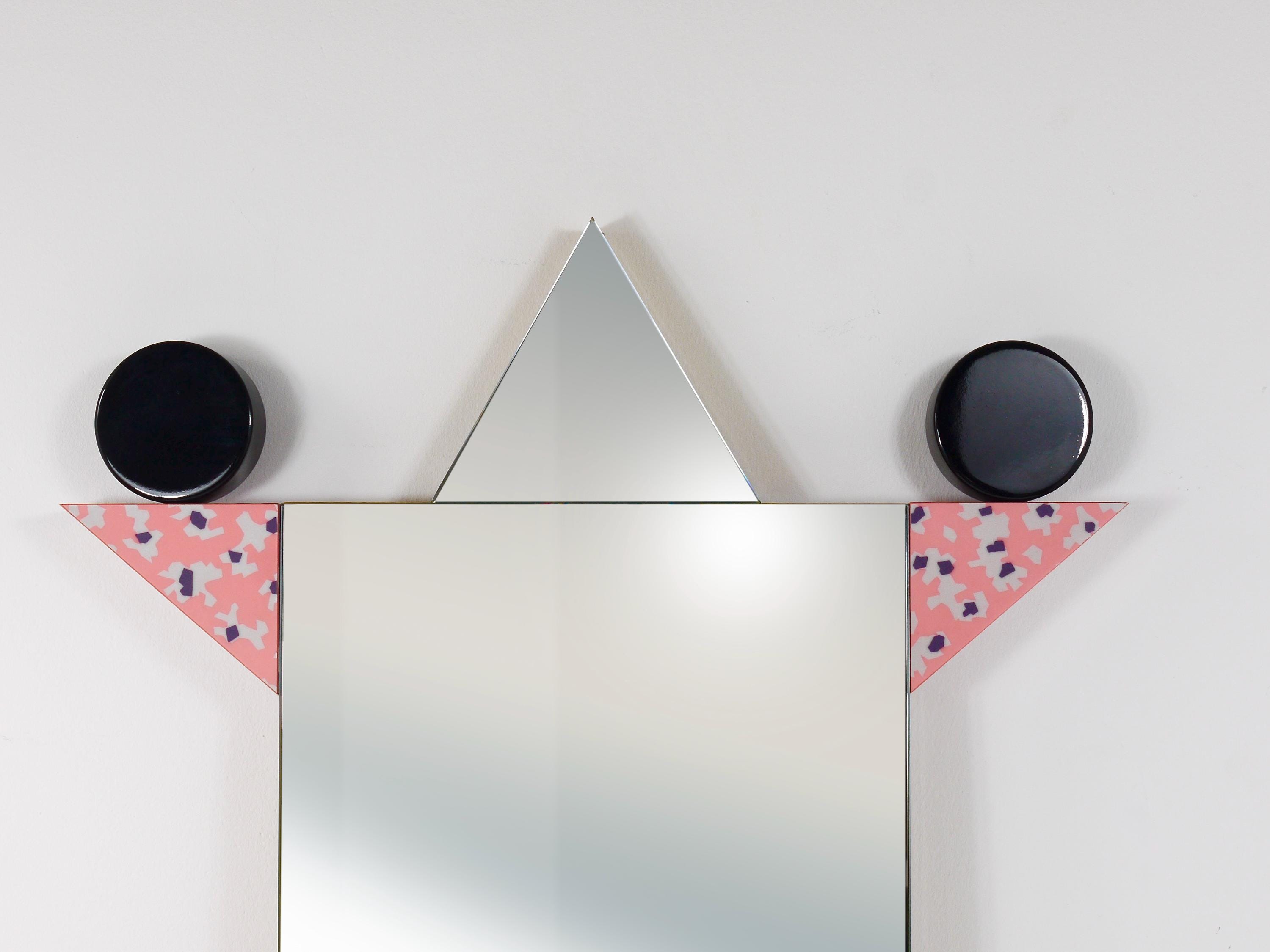 Ettore Sottsass Memphis Milano Diva Vintage Wall Mirror, Italy, 1984 - Etsy
