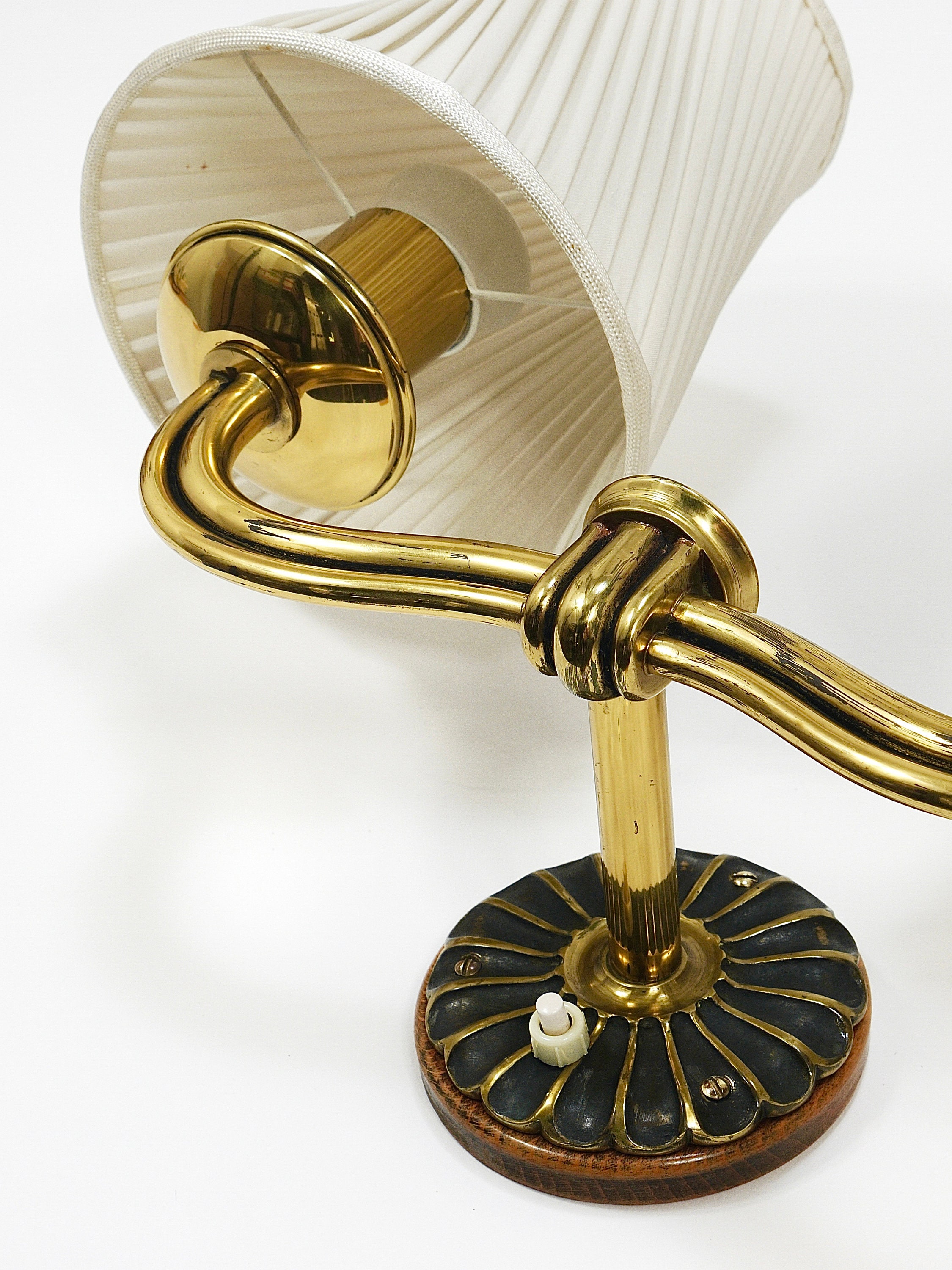 Hugo Gorge Pair Viennese Modernism Brass Sconces Wall Lights, Austria ...