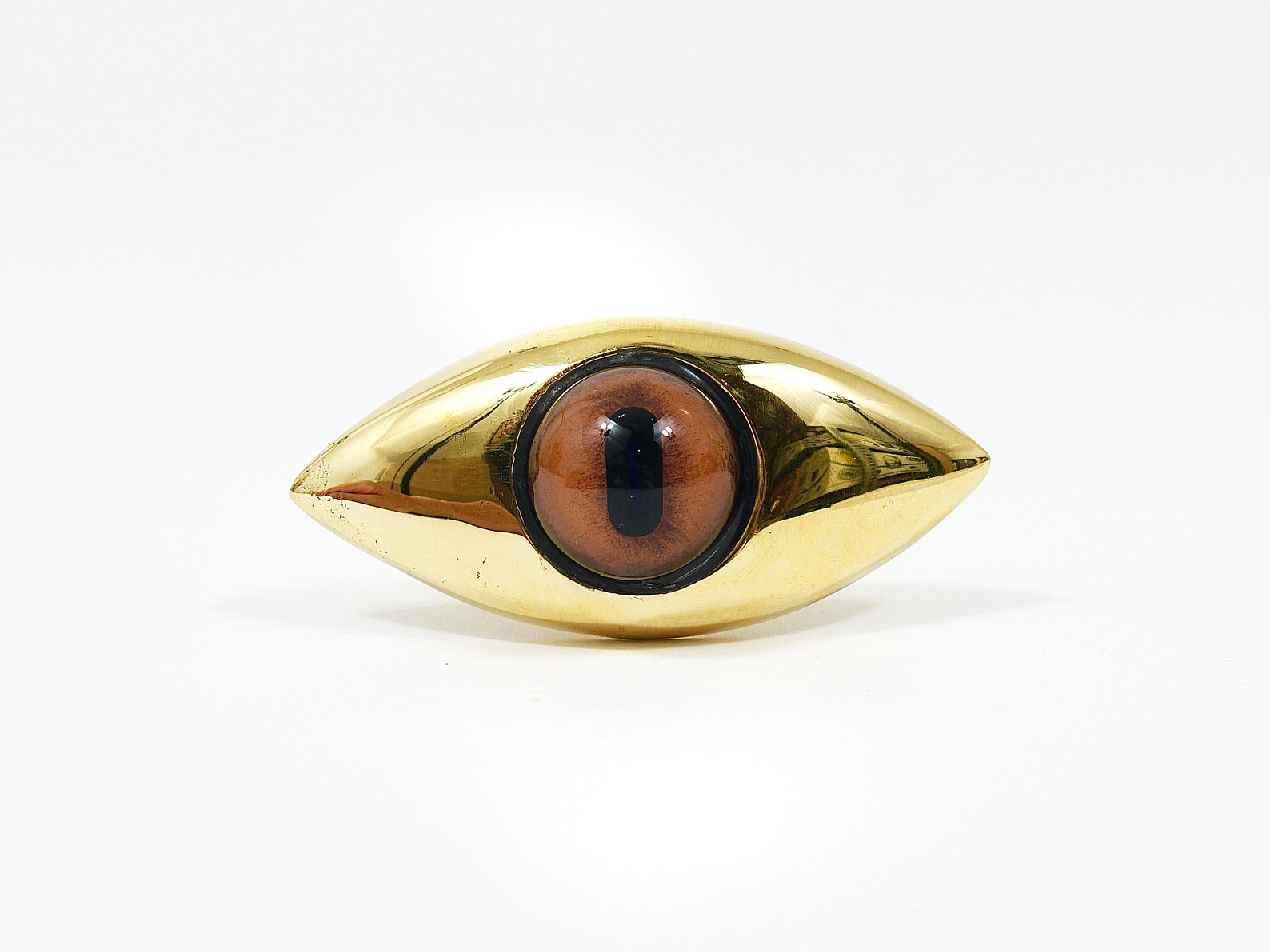 Iconic Carl Auböck Handcrafted Eye Bottle Stopper #4538, Cork, Brass ...