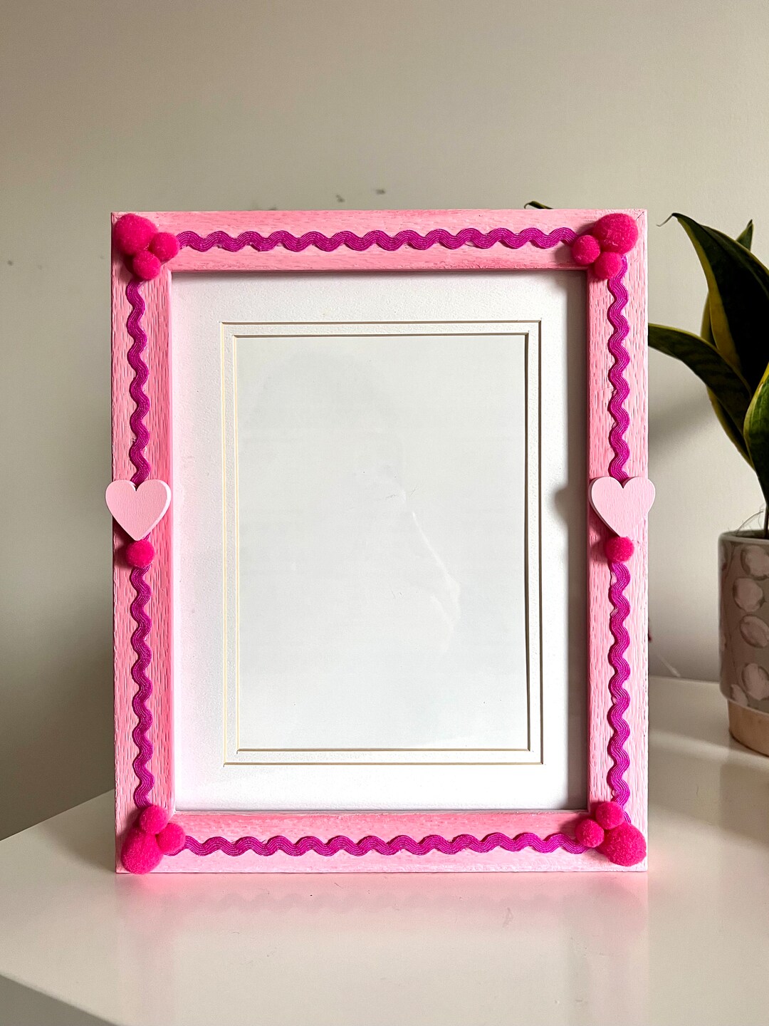 Pink Handmade Frame - Etsy
