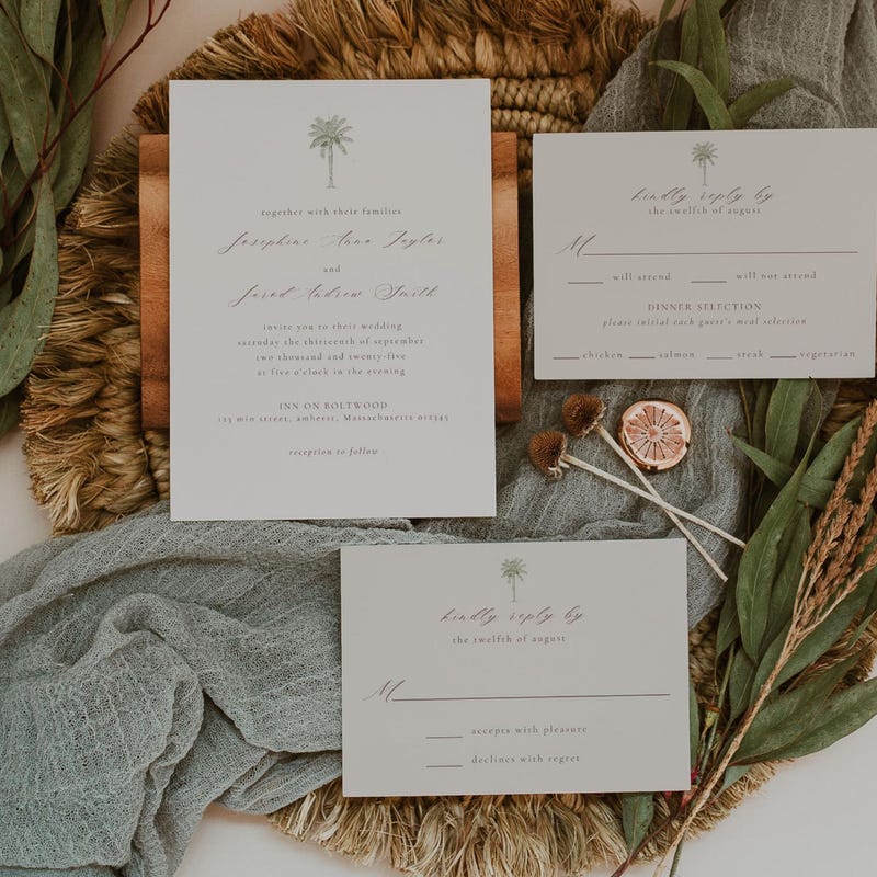 Tree Wedding Invite - Etsy