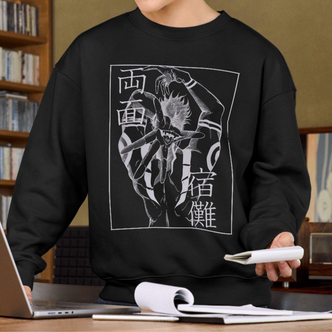 Sukuna Anime Sweatshirt/t-shirt/hoodie, Jujutsu Kaisen Crewneck, Ryomen ...