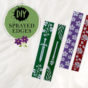 Stencil for Book Edges | Marbling Stencil | Powerless & Reckless ...