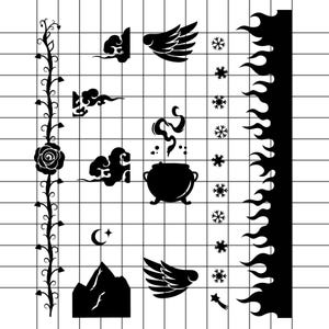 Digital File for Stencil PNG SVG | Digital File | ACOTAR Series ...