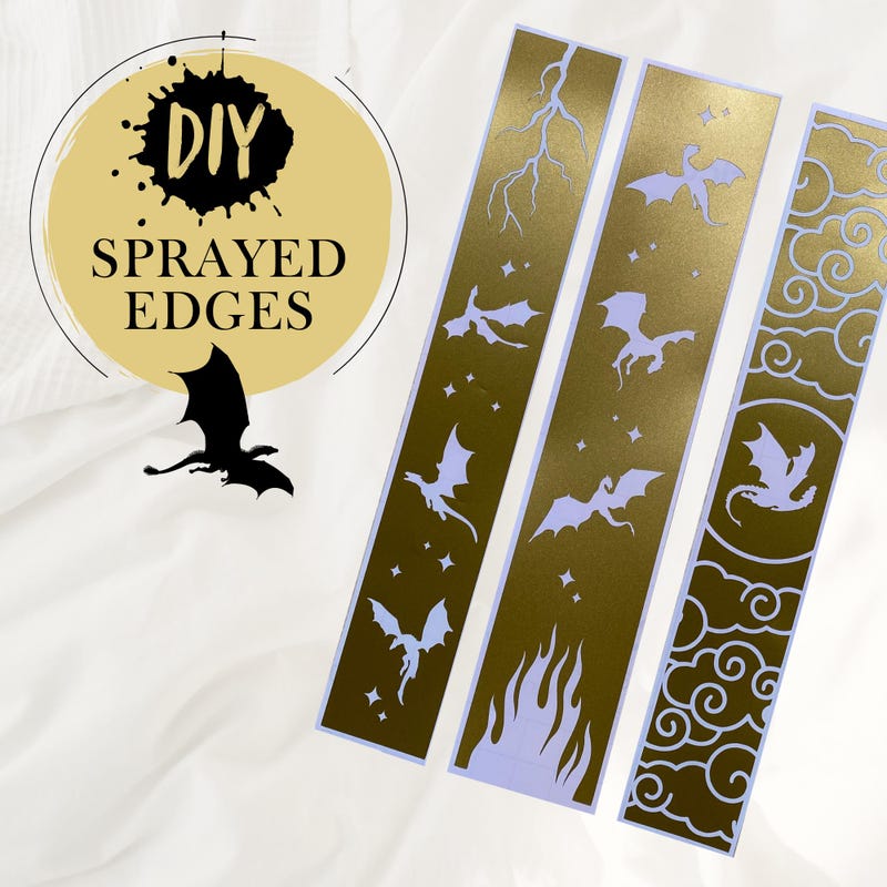 Fourth Wing Book Sprayed Edge - Etsy