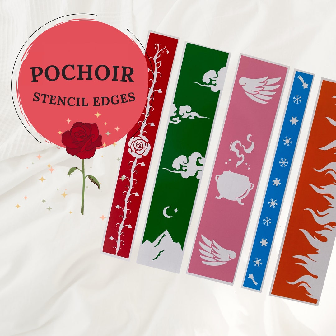 Stencil for Book Edges Marbling Stencil ACOTAR Series Acotar, Acomaf ...