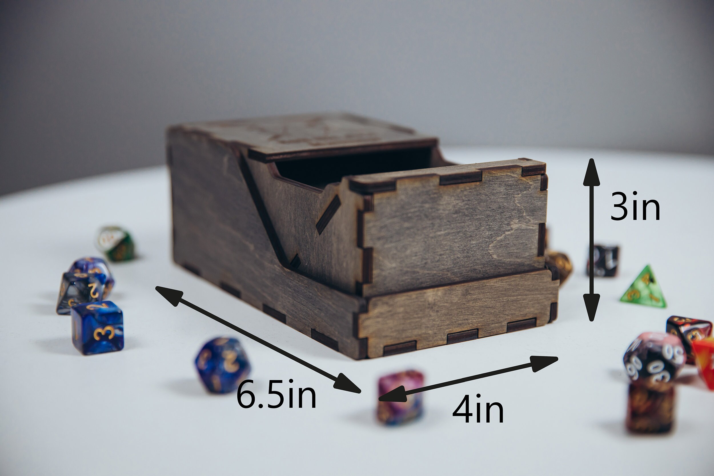 Cute Wooden Dice Tower - Etsy