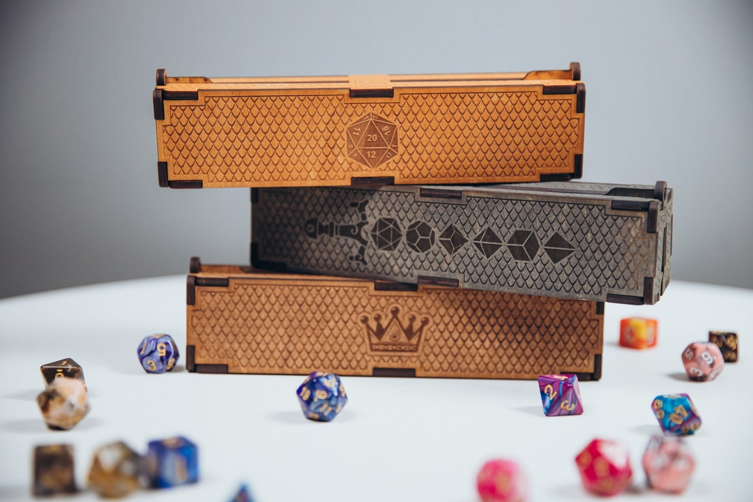 Custom Dice Box Rpg Dice Box Dnd Dice Storage Box - Etsy