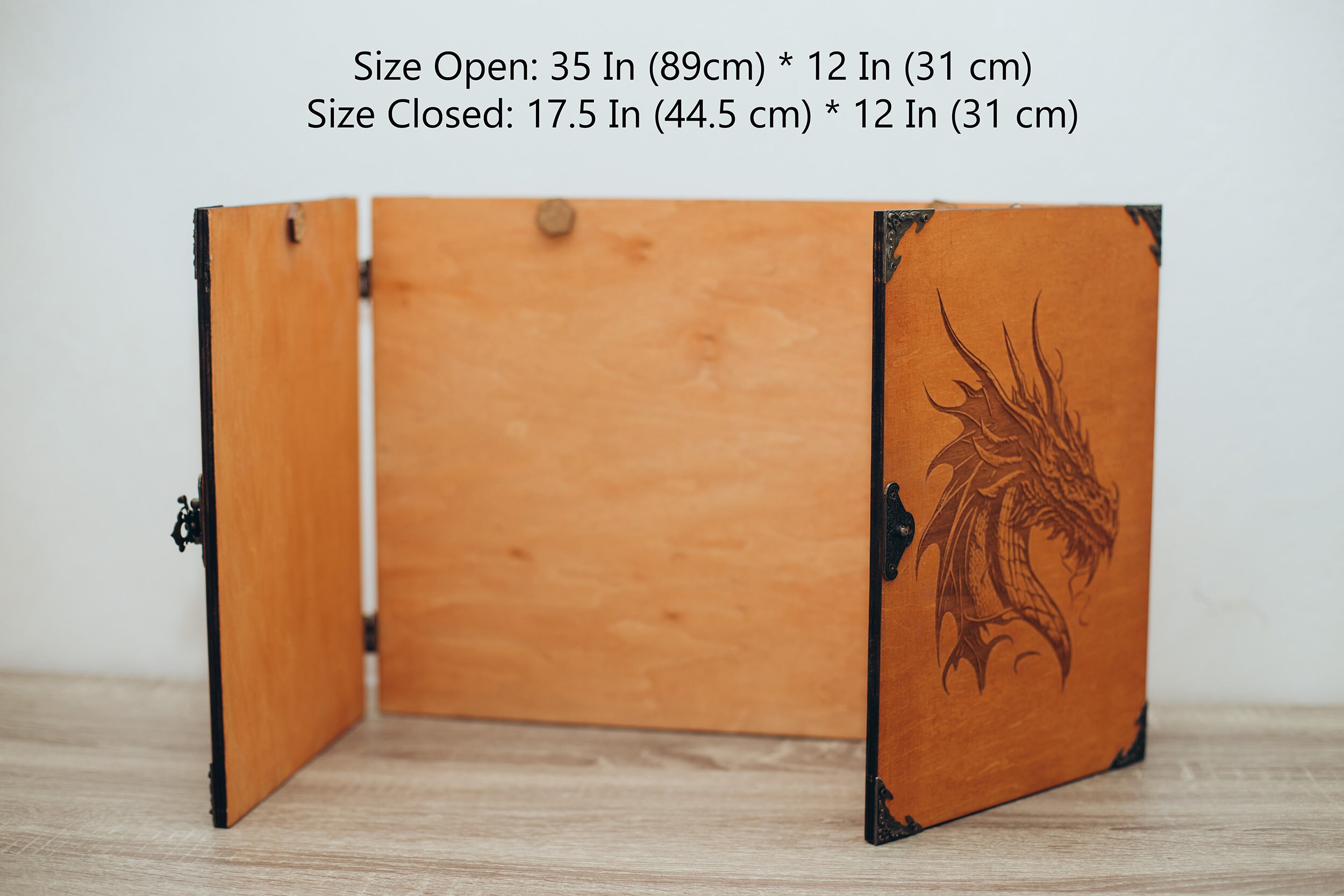 Dungeon Master Screen Wooden Dm Screen Dnd - Etsy