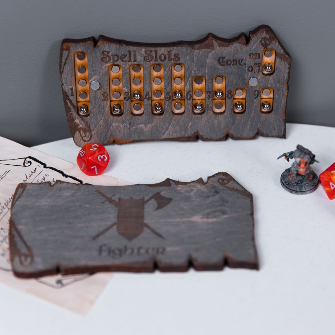 Spell Slot Track Dnd Track Spell Slot Counter - Etsy