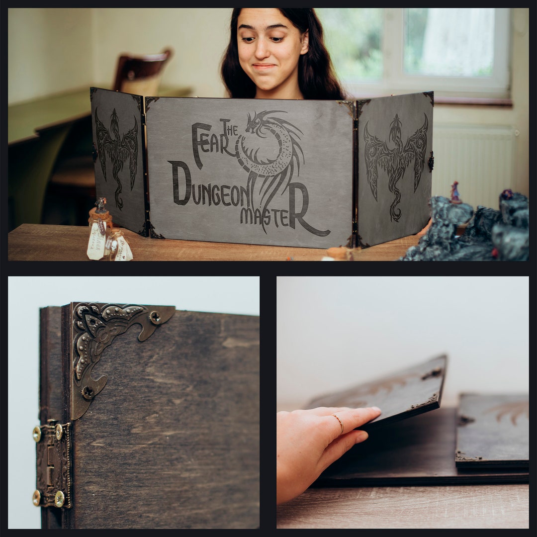 Dungeon Master Screen Dnd Gm Screen Custom Dm Screen - Etsy