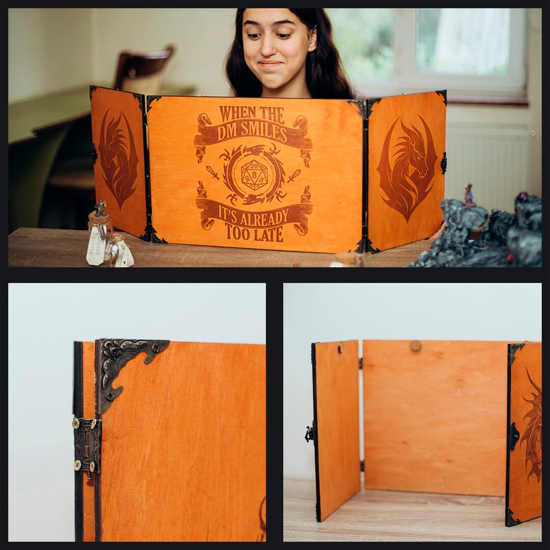 Dungeon Master Screen Custom Dm Screen Dnd Gm Screen - Etsy