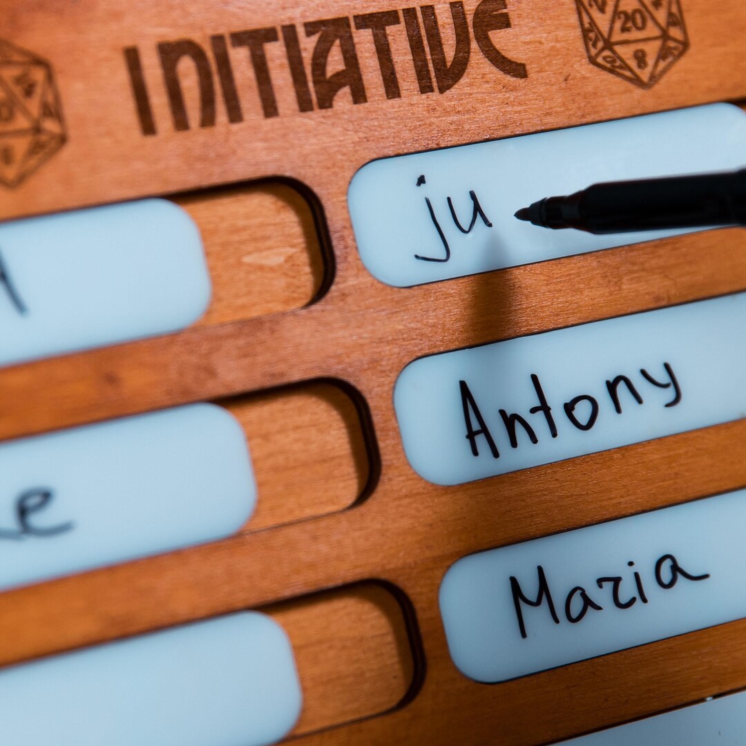 Dnd Initiative Tracker Custom Dnd Tracker Dnd Gifts - Etsy