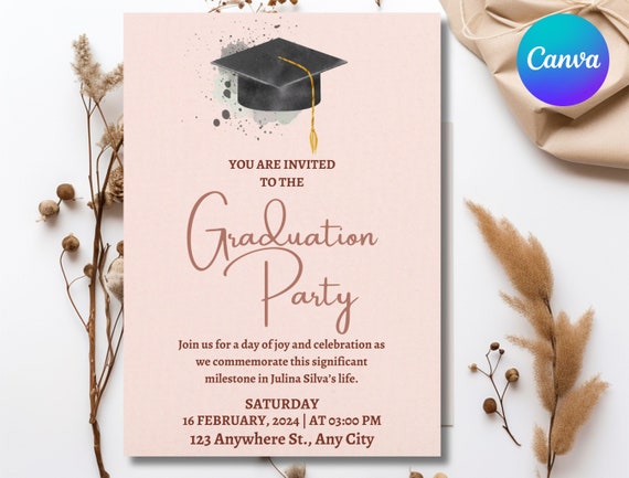Printable Graduation Invitations 2016 Graduation Party Invitations For