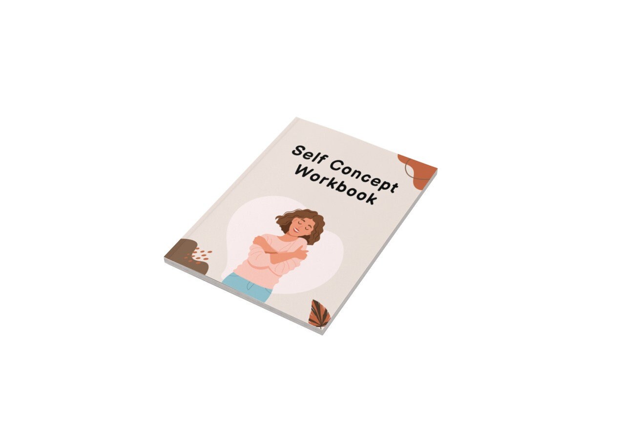 Self Concept Workbook, Self Esteem Worksheet, Confidence Workbook,self ...