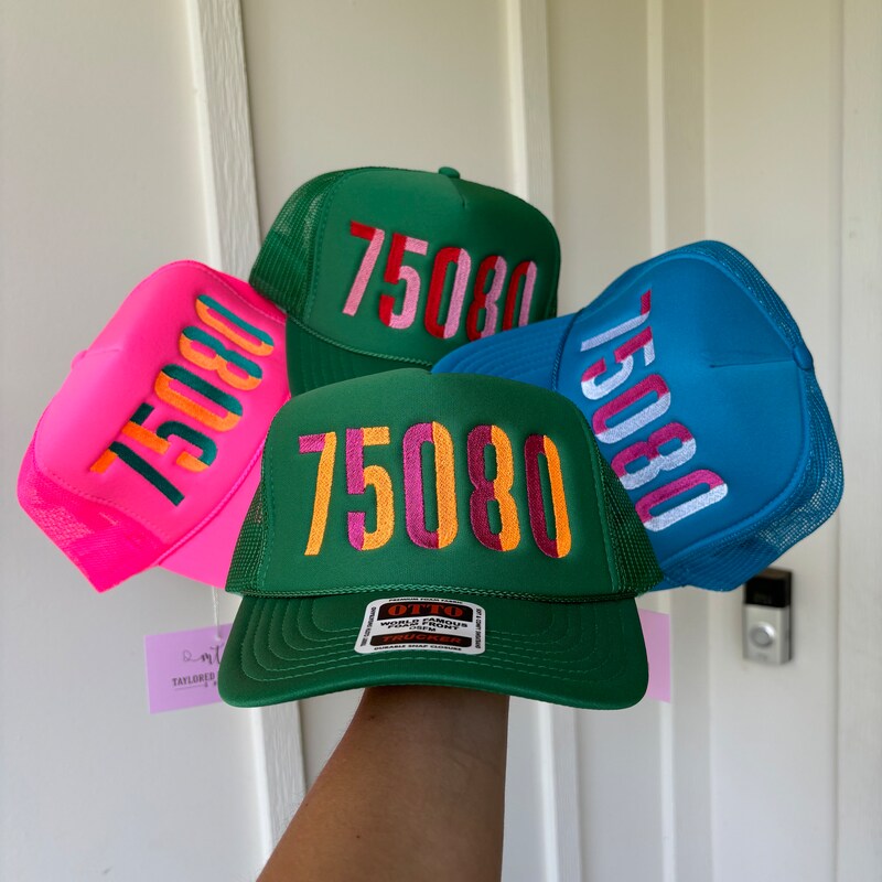 Zip Code Hats - Etsy