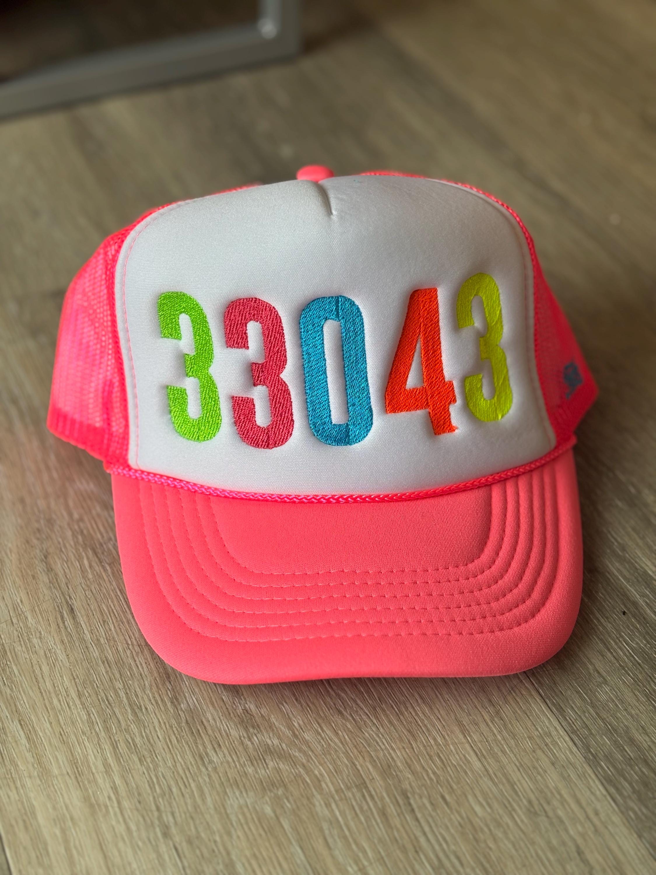 Zip Code Trucker Hat - Etsy
