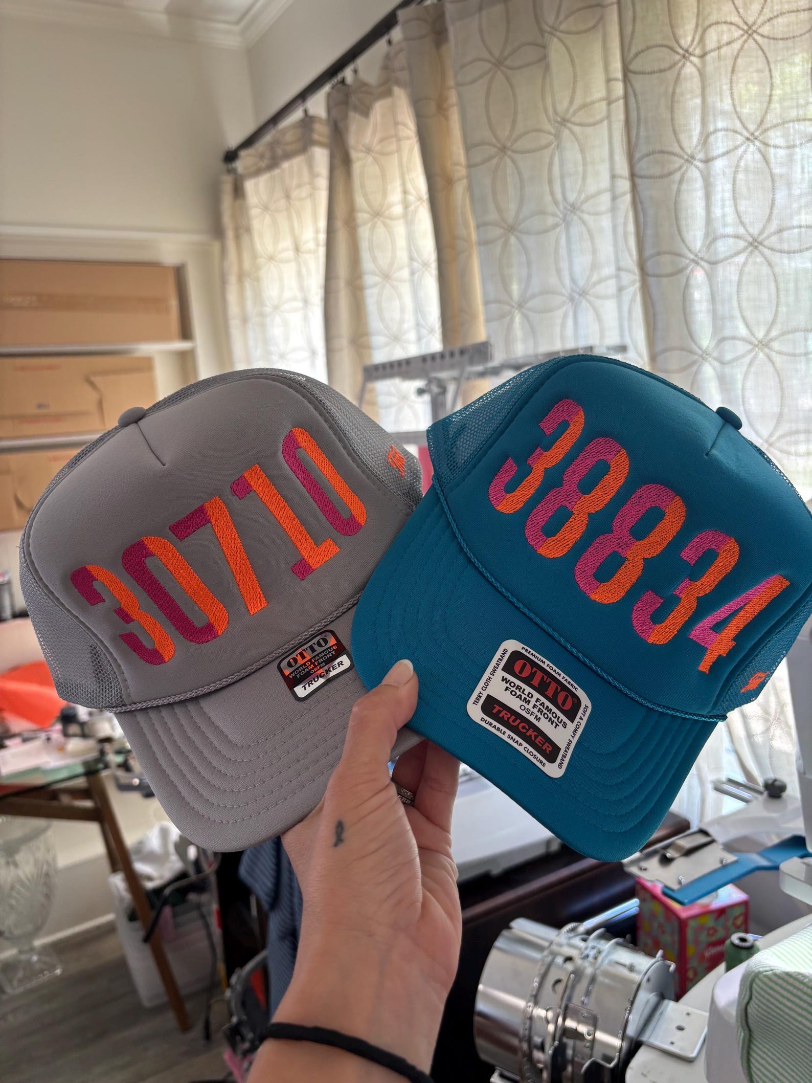 Zip Code Trucker Hat - Etsy