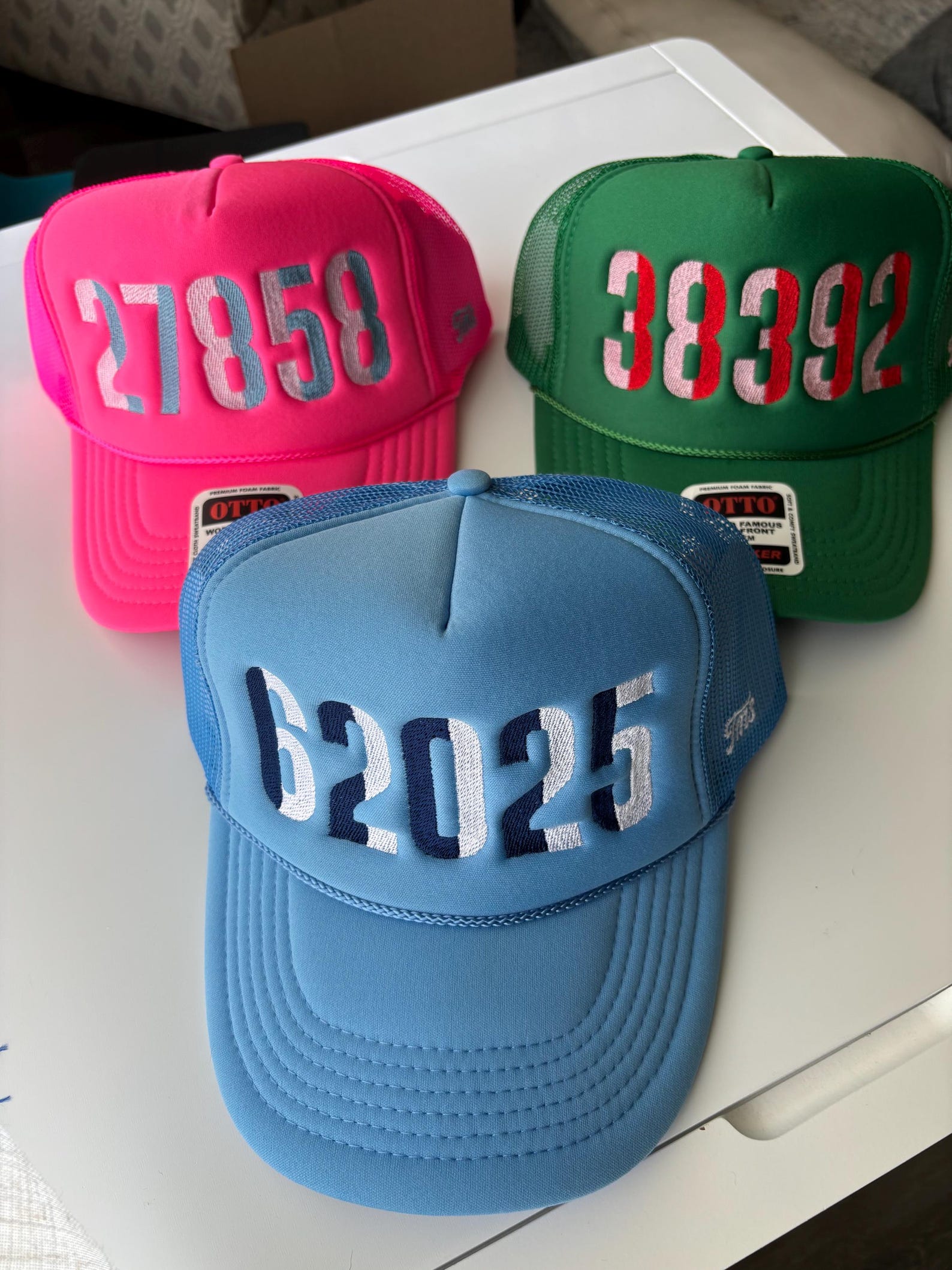 Zip Code Trucker Hat - Etsy