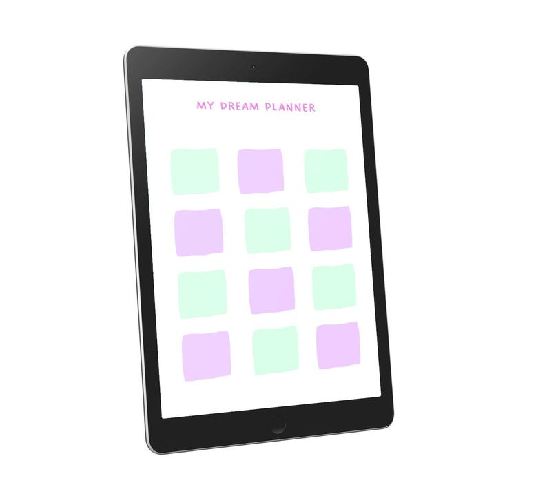 Undated Planner - Perpetual Planner - Printable Planner - Downloadable ...