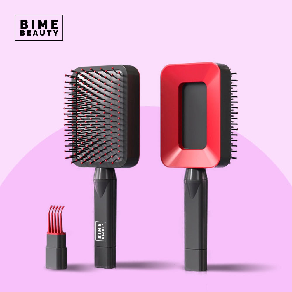 3D Self-cleaning Deluxe Rectangular Hair Brush - Etsy